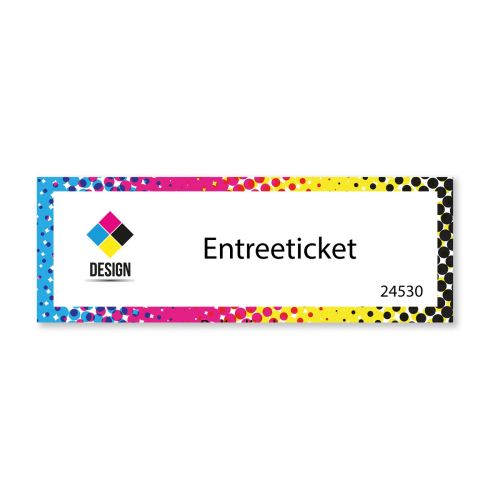 Tickets met perforatie full colour laten bedrukken? | 123drukken.nl