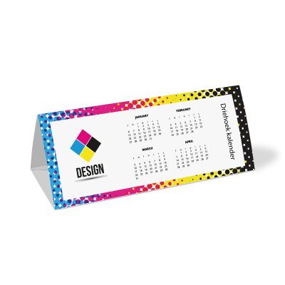 Driehoek kalenders full colour laten bedrukken? | 123drukken.nl